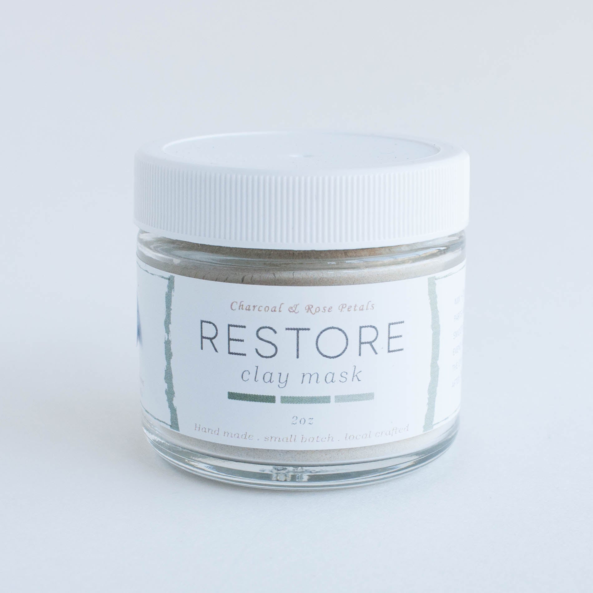 Charcoal and Rose Petals - Restore Clay Mask – Watson & Lou